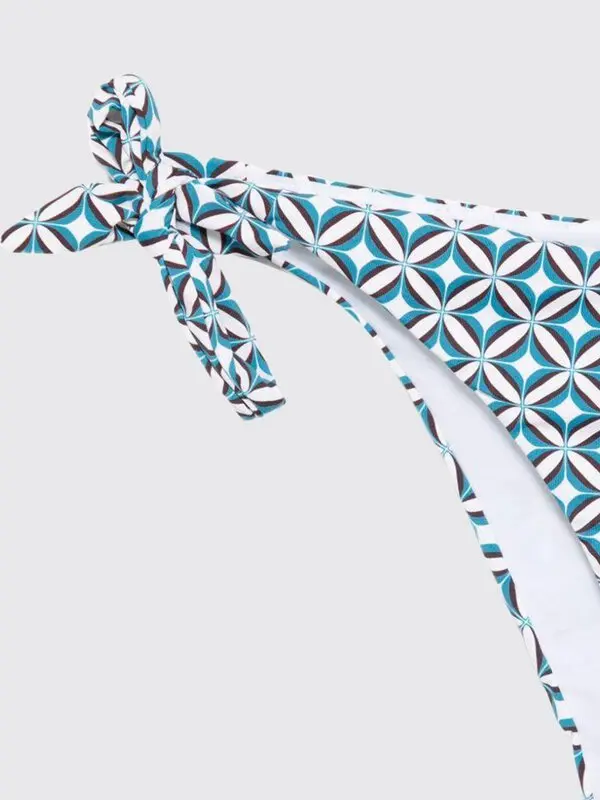 Max Mara Geometric Diamond Print Triangle Bikini