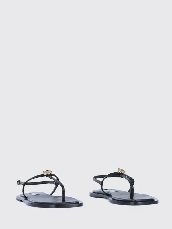 TOTEME Leather Thong Sandals With Ankle Strap