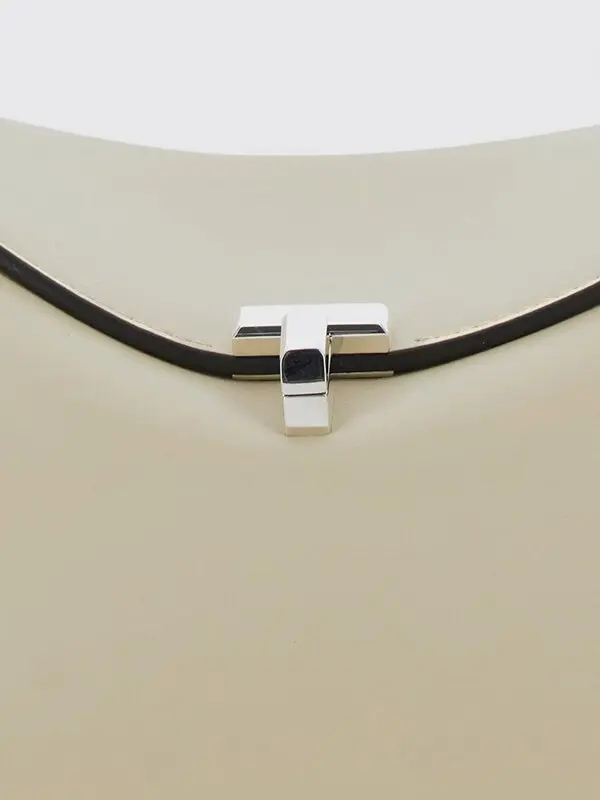 TOTEME T-lock Leather Crossbody Bag - Gold