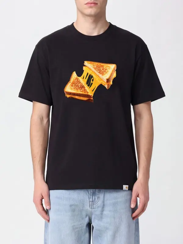 Carhartt Work In Progress Pop Graphic Print Cotton T-shirt - Black