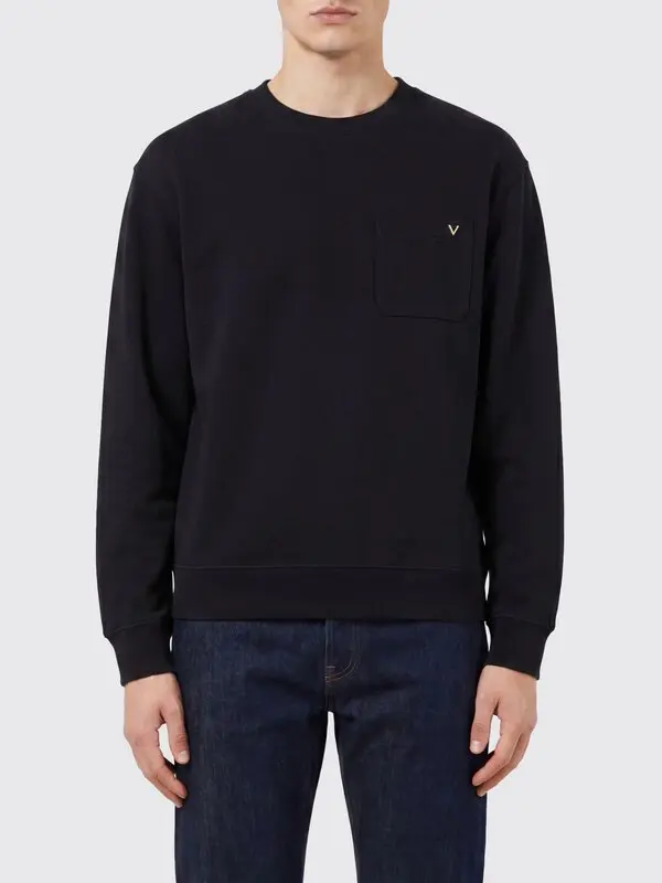 Valentino Garavani Crewneck Sweatshirt With Pocket Detail