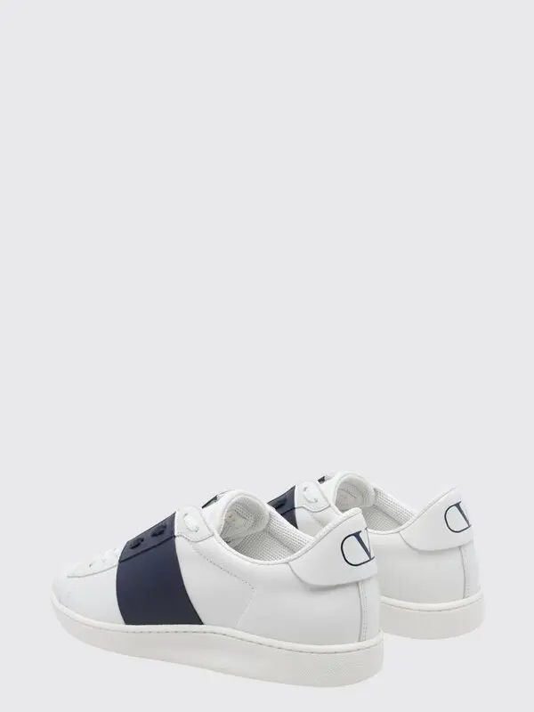 Valentino Garavani Open Calf Leather Sneakers With Vlogo Signature - White 1