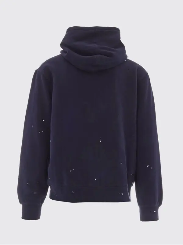Carhartt Work In Progress Distressed Zip Up Hoodie - Navy
