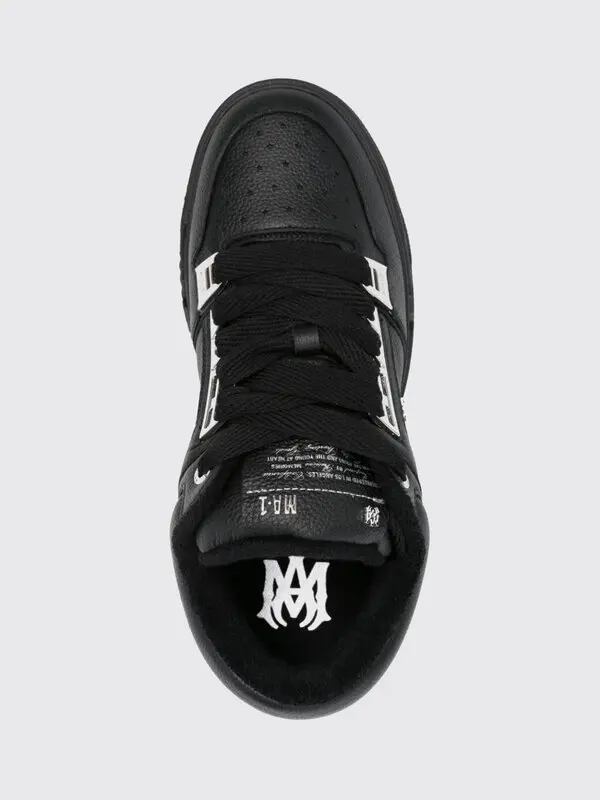 Amiri Ma-1 Grained Leather Low-top Sneakers