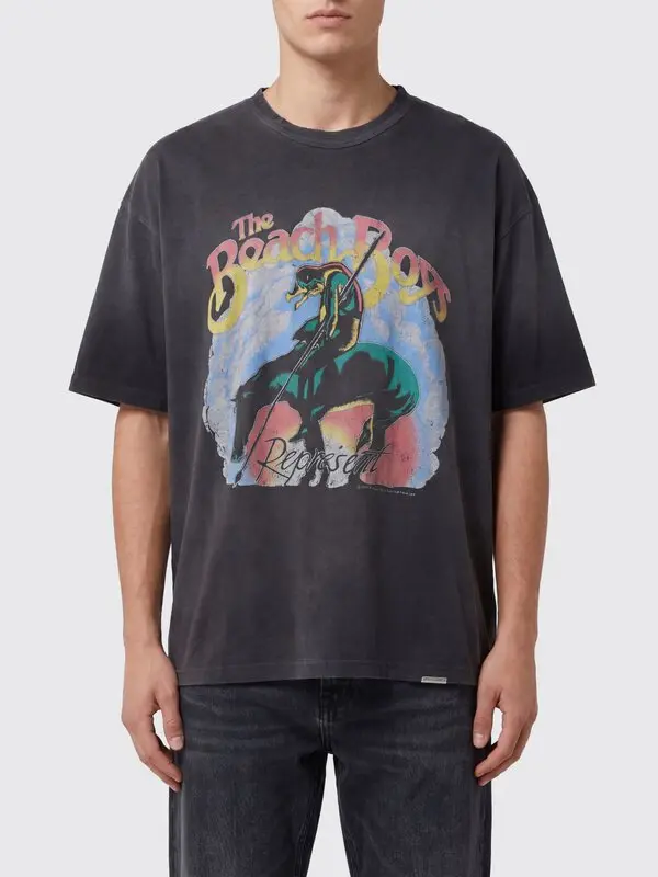 REPRESENT Rock Graphic Print Organic Cotton And Hemp-blend T-shirt