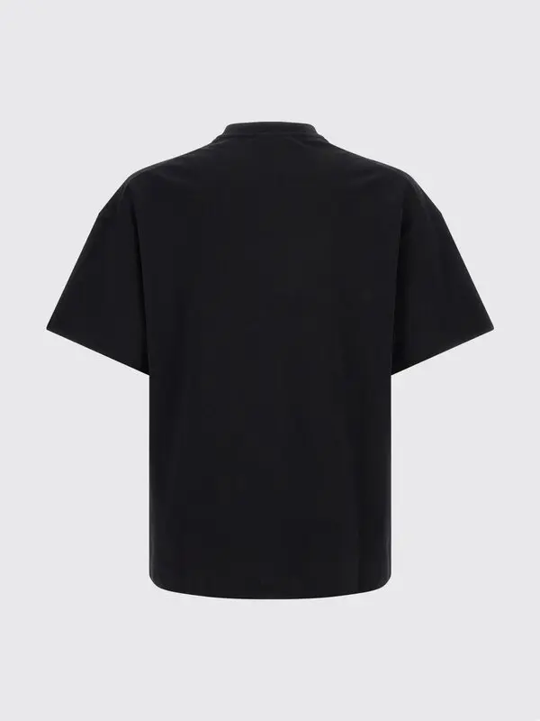 JIL SANDER Relaxed Fit Cotton T-shirt With Contrasting Logo