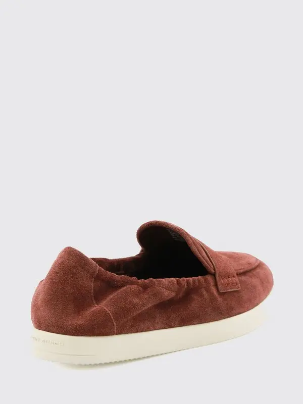 Tory Burch Suede Loafers With Metallic Double T Logo