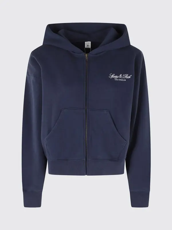 SPORTY & RICH Full Zip Hoodie