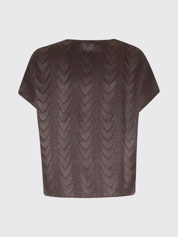 MEIMEIJ Short Sleeve Textured Top