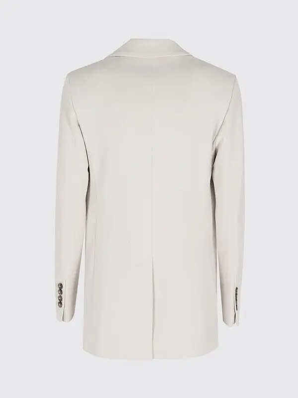 CIRCOLO 1901 Single-breasted Cropped Cotton Blazer With Notched Lapels - Hazel