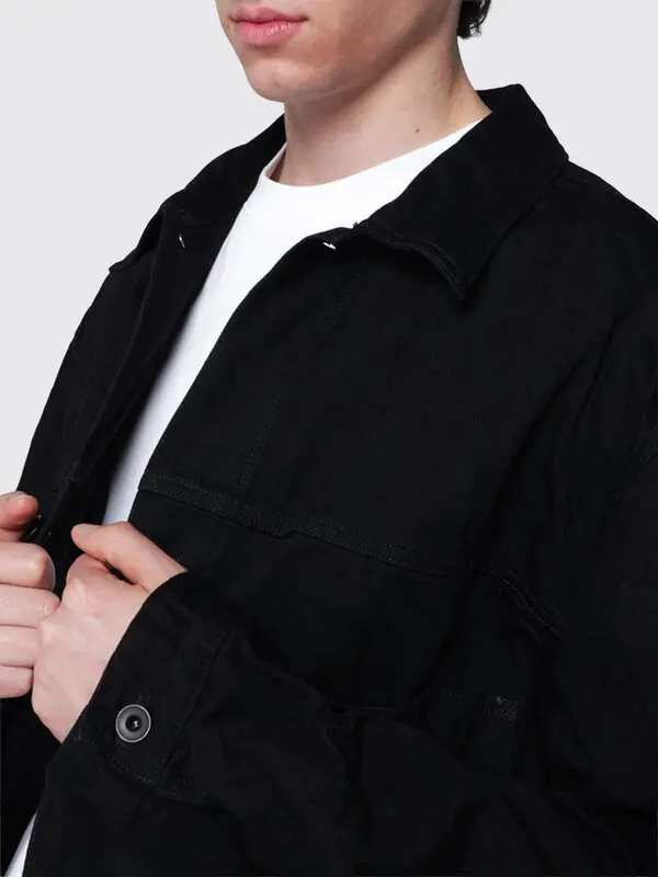 Studio Nicholson Nyle Cotton Shirt Jacket With Dropped Shoulders