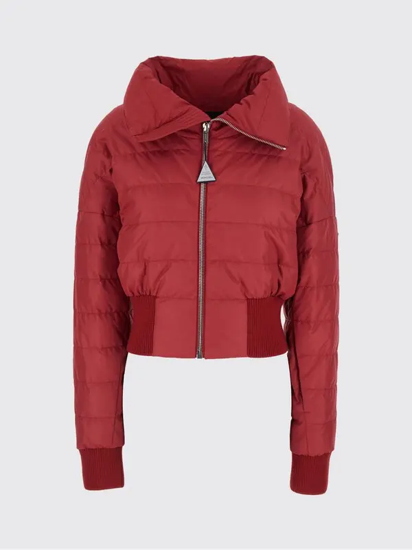 RICK OWENS + MONCLER Rick Owens X Moncler Short Quilted Down Jacket - Red