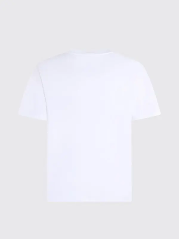 K-WAY Fantome Short-sleeved Cotton T-shirt With Applied Logo - White