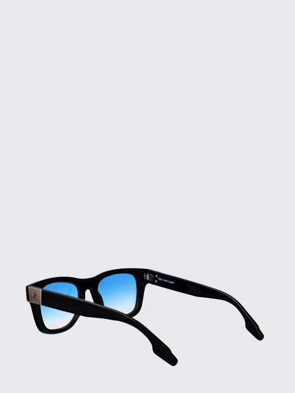 VISION OF SUPER The Way Monogram Acetate Aviator Sunglasses - Blue