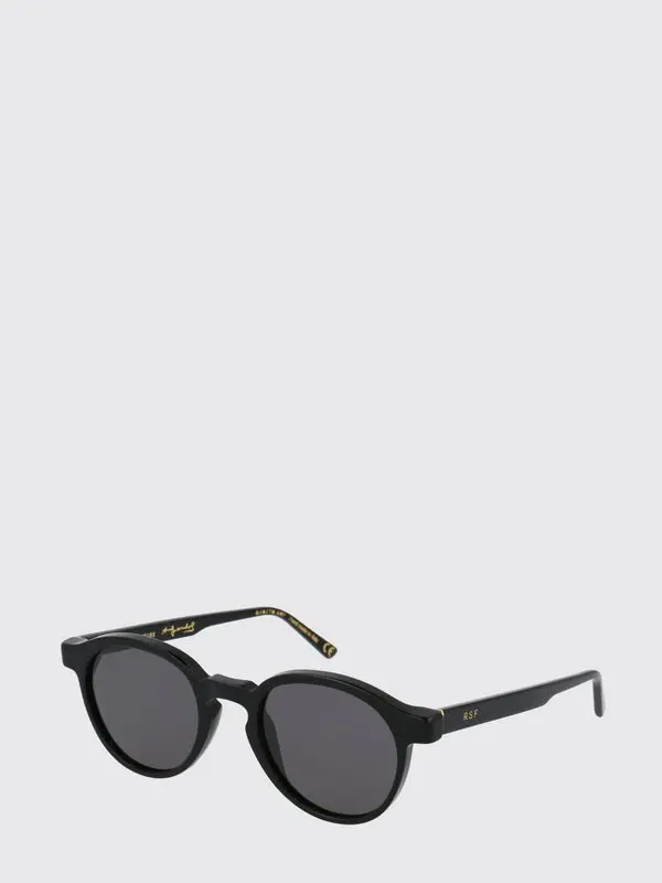 RETROSUPERFUTURE Rounded Acetate Sunglasses - Black