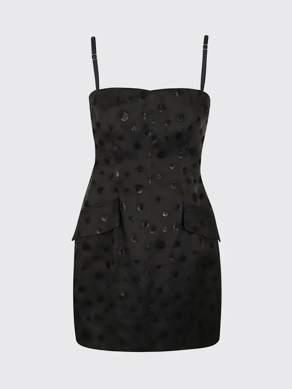 Sportmax Silk Polka Dot Sheath Mini Dress
