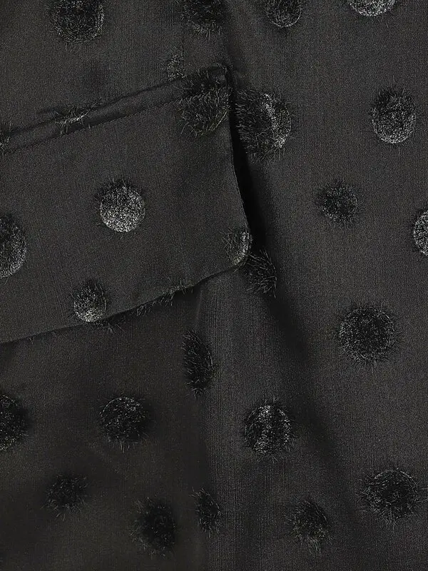 Sportmax Silk Polka Dot Sheath Mini Dress