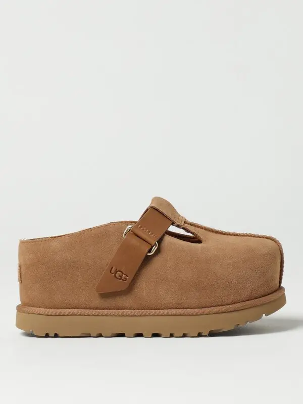 UGG Goldenstar Hi Suede Sabots - Brown
