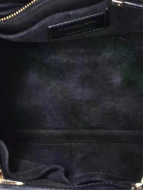 Dior Lady 95.22 Cannage Embossed Leather Small Crossbody Bag
