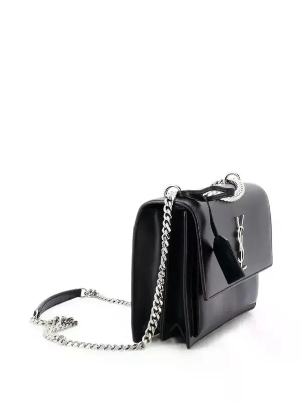 Saint Laurent Sunset Medium Crossbody Bag - Black
