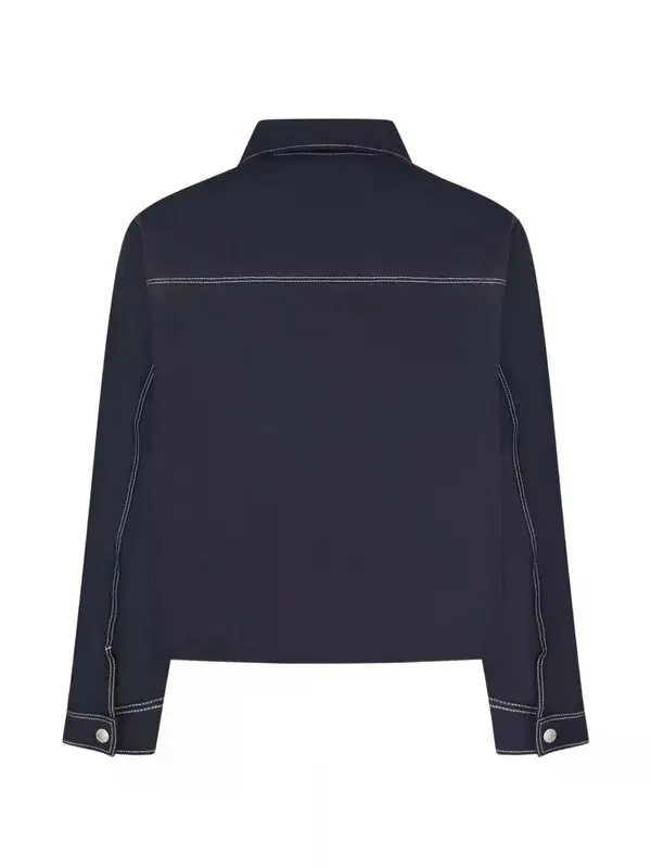CARRER Contrast-stitch Zip-up Jacket