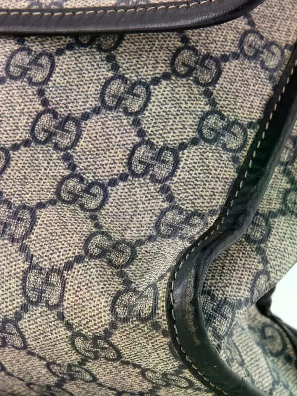 Gucci Gg Coated Canvas Messenger Bag