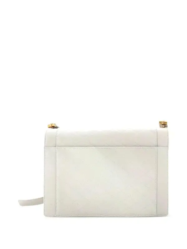 Saint Laurent Gaby Envelope Satchel Quilted Leather Crossbody Bag - Neutrals