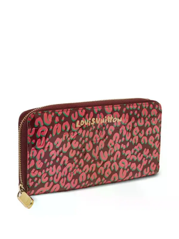 LOUIS VUITTON 2011 Zippy Stephen Sprouse Vernis Wallet