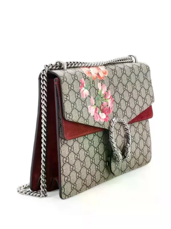 Gucci Dionysus Blooms Print Gg Coated Canvas Medium Shoulder Bag