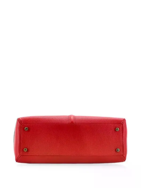 Celine 16 Top Handle Bag Grained Calfskin Medium Shoulder Bag