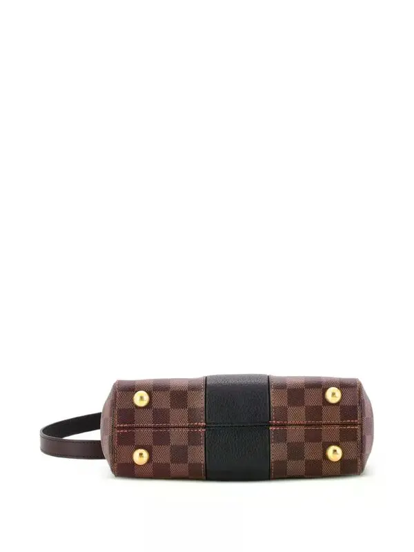 LOUIS VUITTON Bond Street Handbag Damier Leather Bb Satchel - Brown