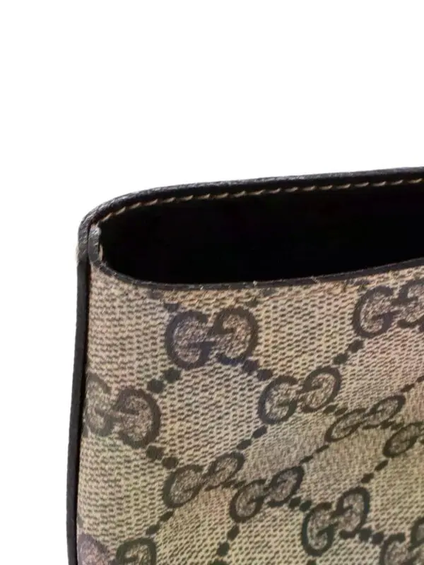 Gucci Reversible Gg Coated Canvas With Leather Medium Tote Bag