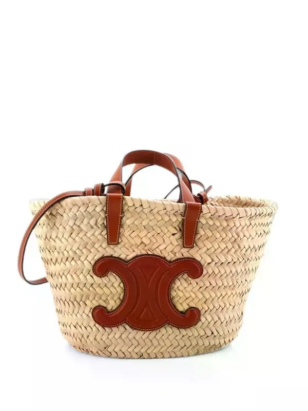 Celine Classic Panier Basket Tote Bag - Neutrals