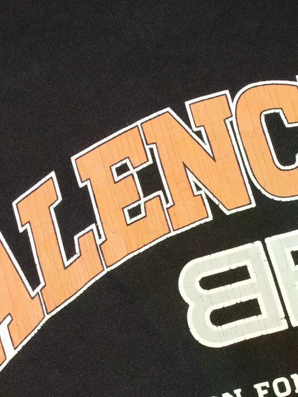 Balenciaga 2000s Logo-print Long-sleeved T-shirt