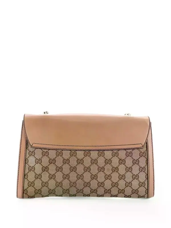 Gucci Gg Canvas And Leather Medium Shoulder Bag - Brown