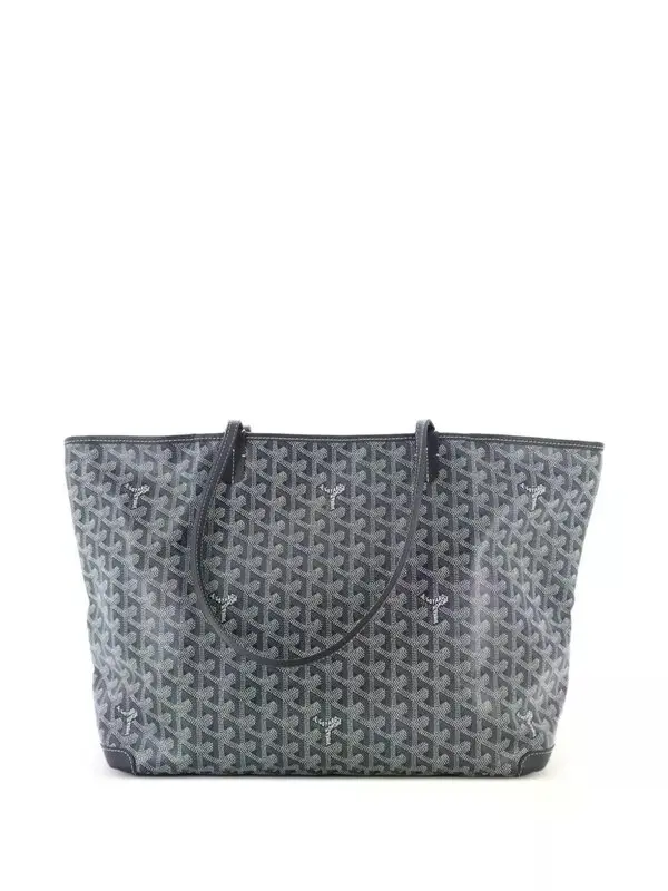 Goyard Artois Tote Coated Canvas Mm Shoulder Bag - Grey