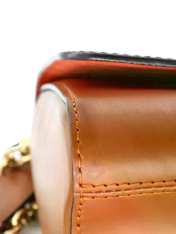 LOUIS VUITTON Catogram Canvas Mm Twist Handbag - Brown