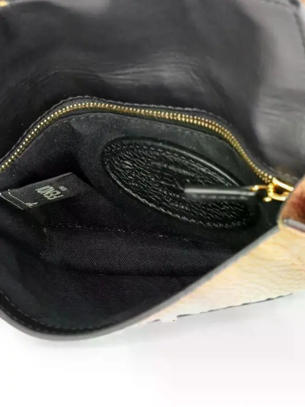 Fendi Baguette Leather Crossbody Bag
