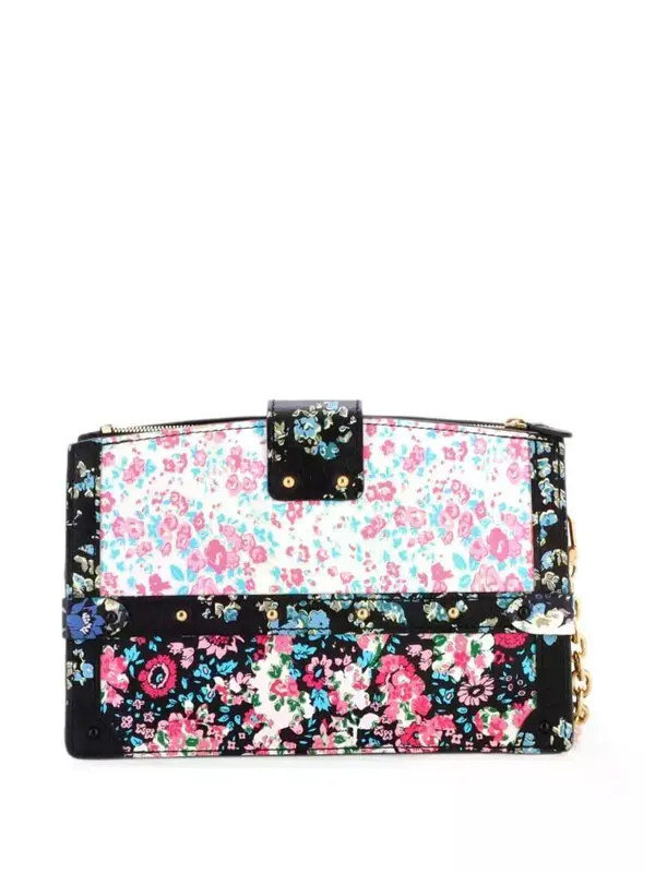 LOUIS VUITTON Trunk Floral Printed Leather Clutch Bag