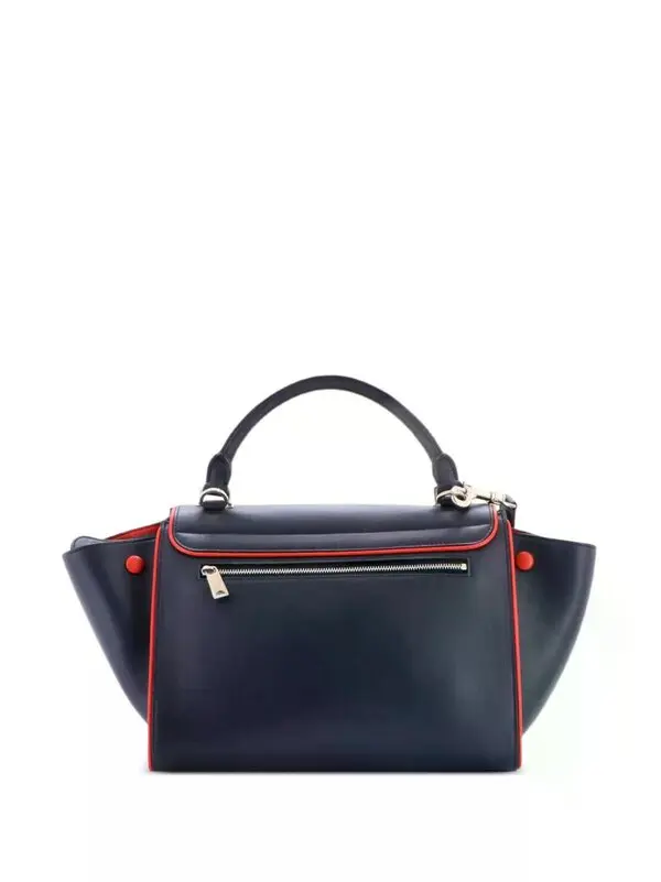 Celine Trapeze Bag Leather Small Satchel