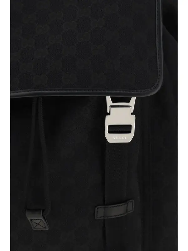 Gucci Large Gg Fabric Backpack