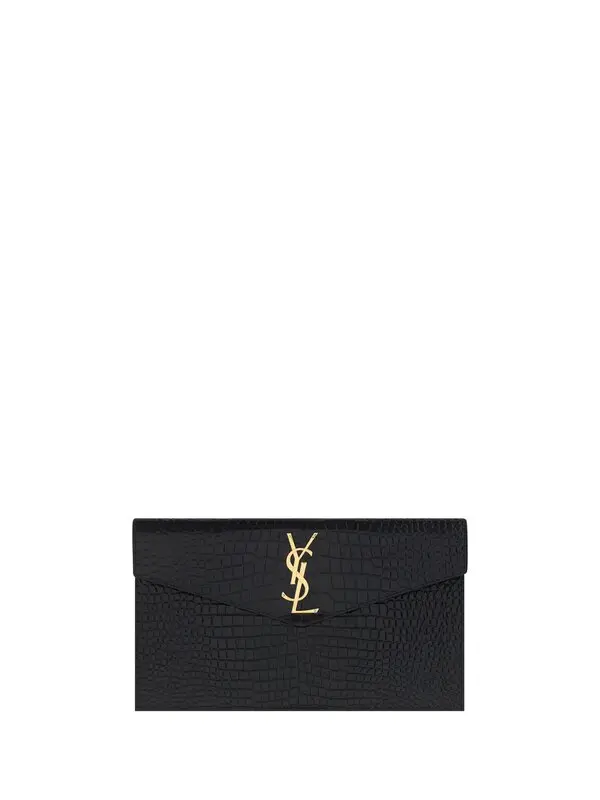 Saint Laurent Uptown Pouch Bag - Black