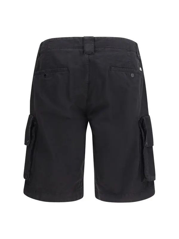 C.P. COMPANY Cotton Gabardine Bermuda Shorts