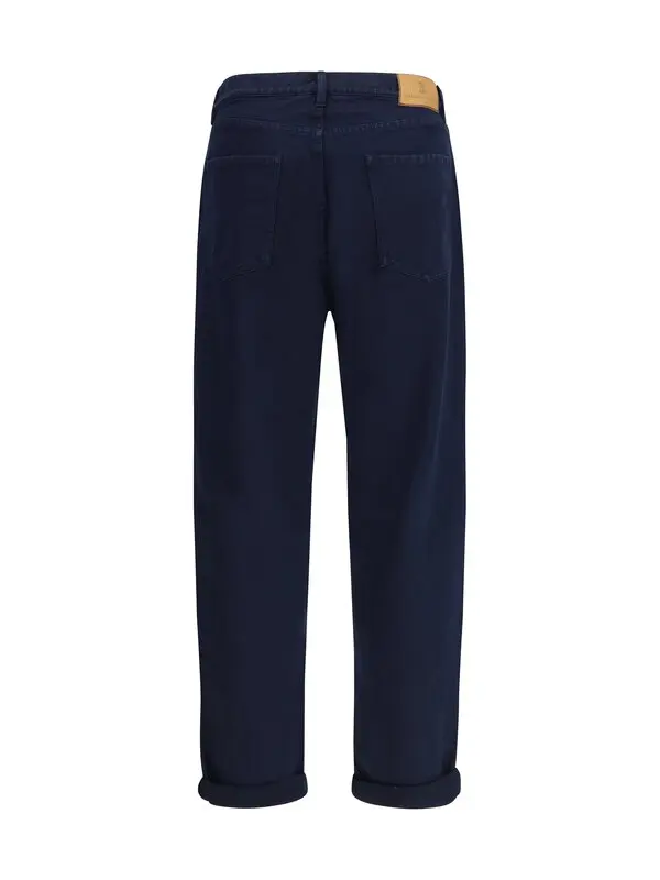 Brunello Cucinelli Garment-dyed Denim Pants