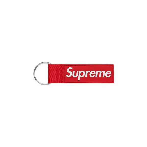 Supreme Webbing Keychain - Red