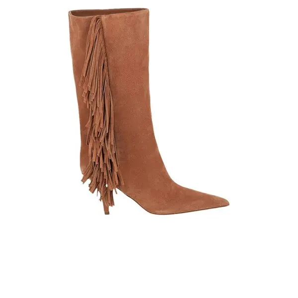 Paris Texas Suede Fringe Boots