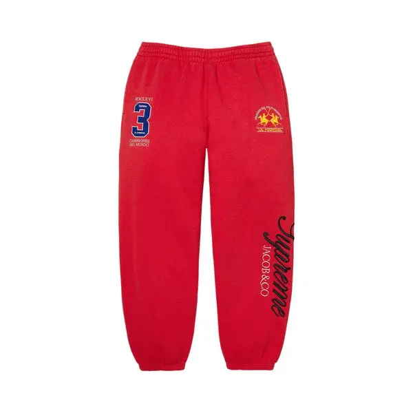 Supreme X La Martina X Jacob & Co Collaboration Sweatpants