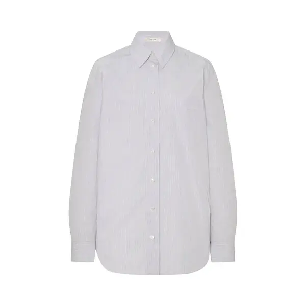 THE ROW Gavina Shirt 'white/ Stripe