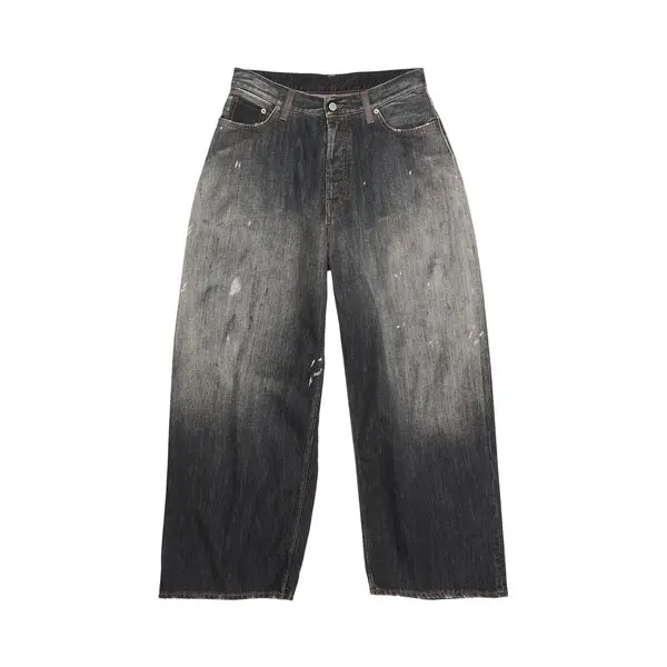 Acne Studios Wide Leg High Waisted Jeans