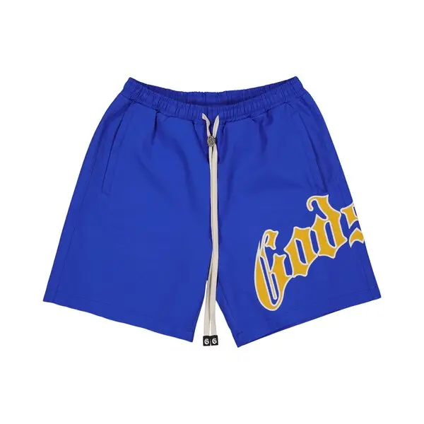 GODSPEED Og Logo Nylon Shorts /yellow - Blue